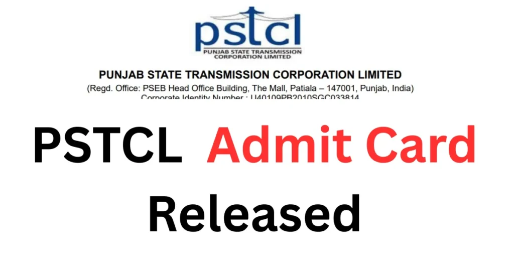 PSTCL Admit Card 2026 Released : Download Directly from here - examdunia.in